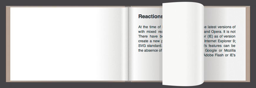 Create a page flip effect with HTML5 canvas | Creative Bloq