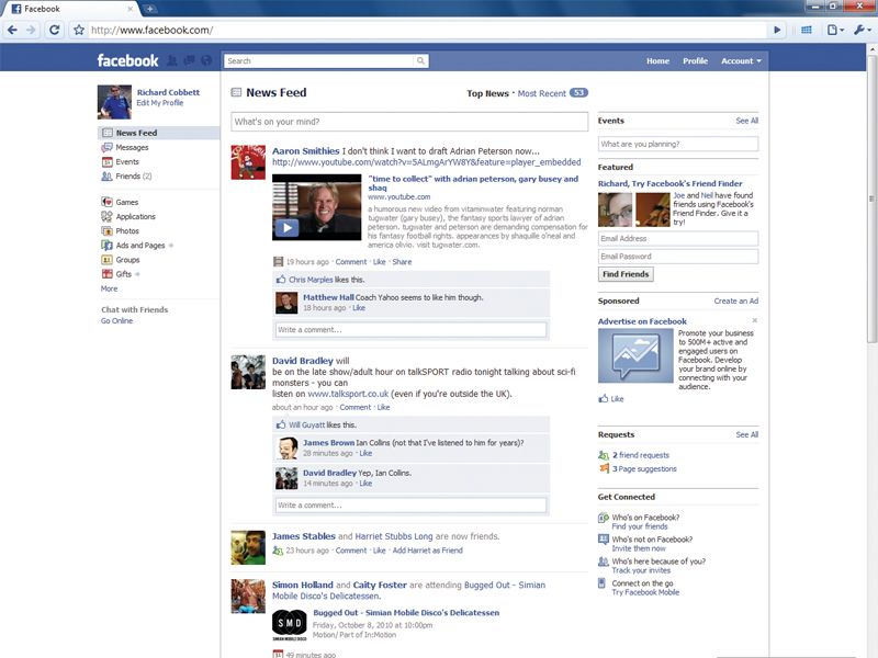 Facebook user figures fall in UK and US | TechRadar