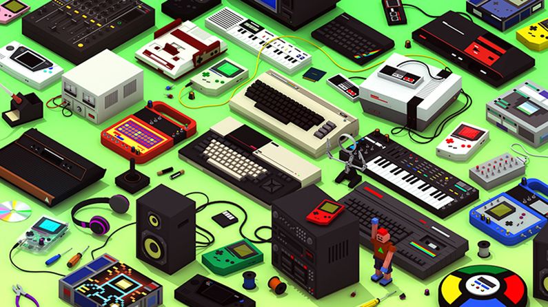Animated tribute to classic videogame consoles | Creative Bloq