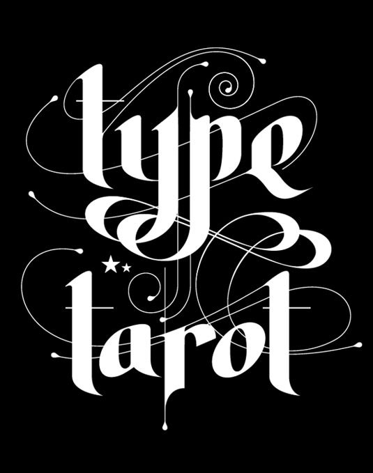 Tarot cards get a typography makeover | Creative Bloq