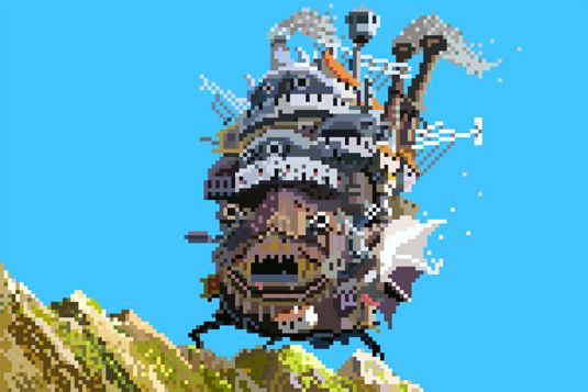 8-bit tribute to your favourite Studio Ghibli movies | Creative Bloq