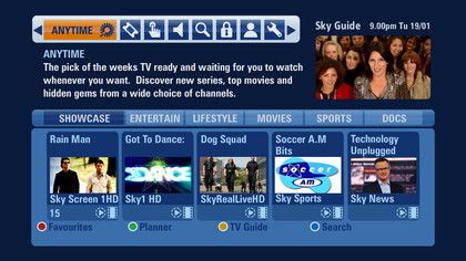 10 years of Sky+ - the EPGs | TechRadar