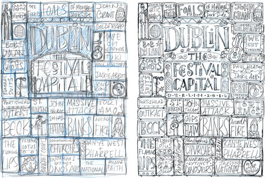 Gorgeous poster design combines characters and typography | Creative Bloq