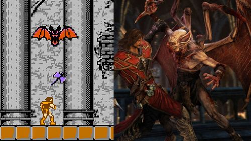 Castlevania graphics then & now: Skeletons, Belmonts, and more ...