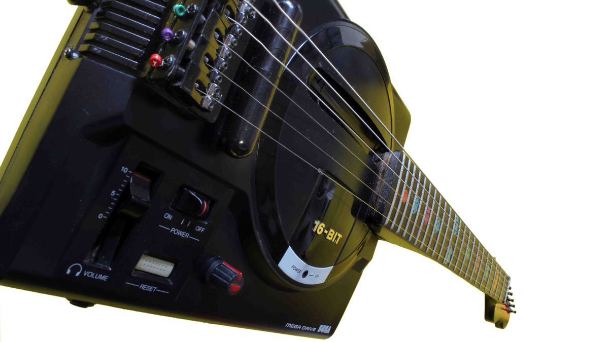 Meet the Segacaster, a guitar made out of a Sega Genesis/Mega Drive ...