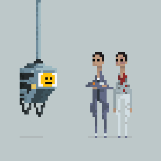 Iconic movies recreated as 8-bit GIFs | Creative Bloq