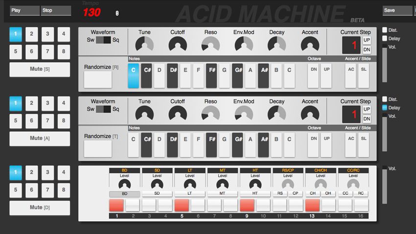Acid machine lets you make music in your browser | MusicRadar