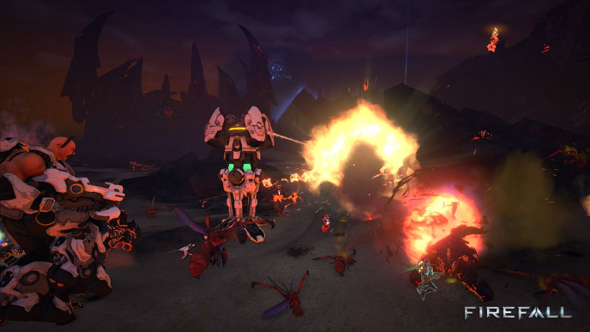 Firefall finally leaving beta this month, adding open world PvP in its ...