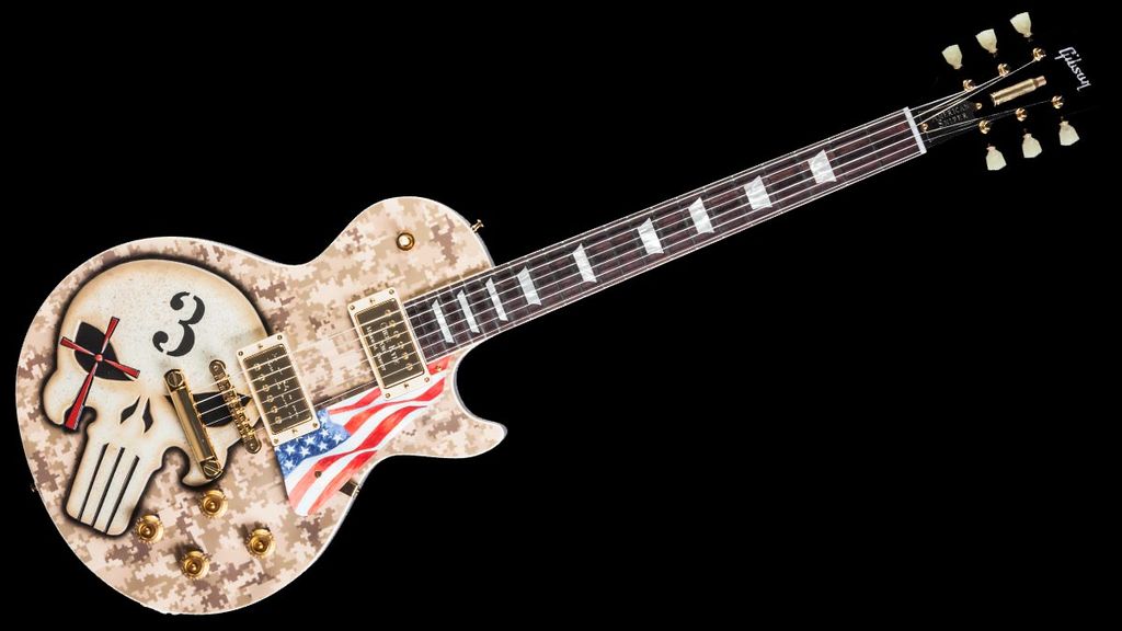 Gibson's American Sniper guitar features bullet shell from real ...