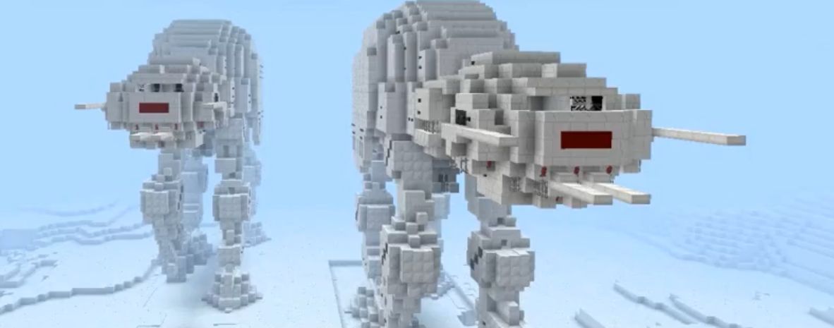 Minecraft video recreates the Battle of Hoth in block form | PC Gamer