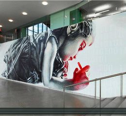 Striking street-art mural for Adobe offices | Creative Bloq