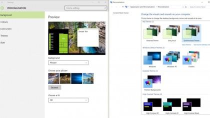Themes and old Control Panel - How to share desktop backgrounds between ...