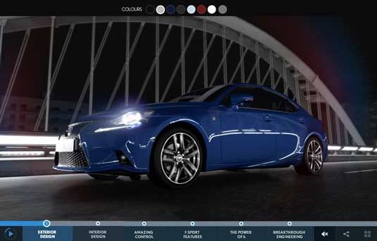 Interactive movie brings the new Lexus to life | Creative Bloq