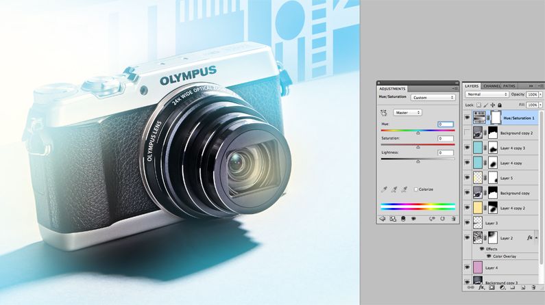 Working with layer styles and adjustment layers | Creative Bloq