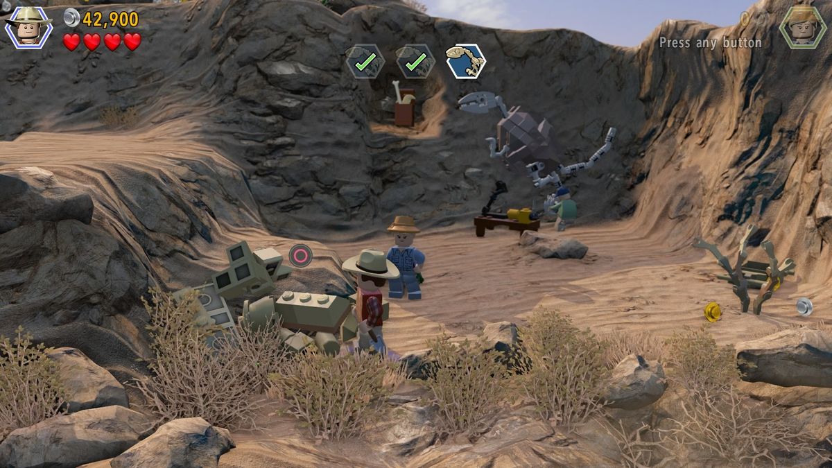 Lego Jurassic World Minikit and Amber Fossil Brick locations | GamesRadar+
