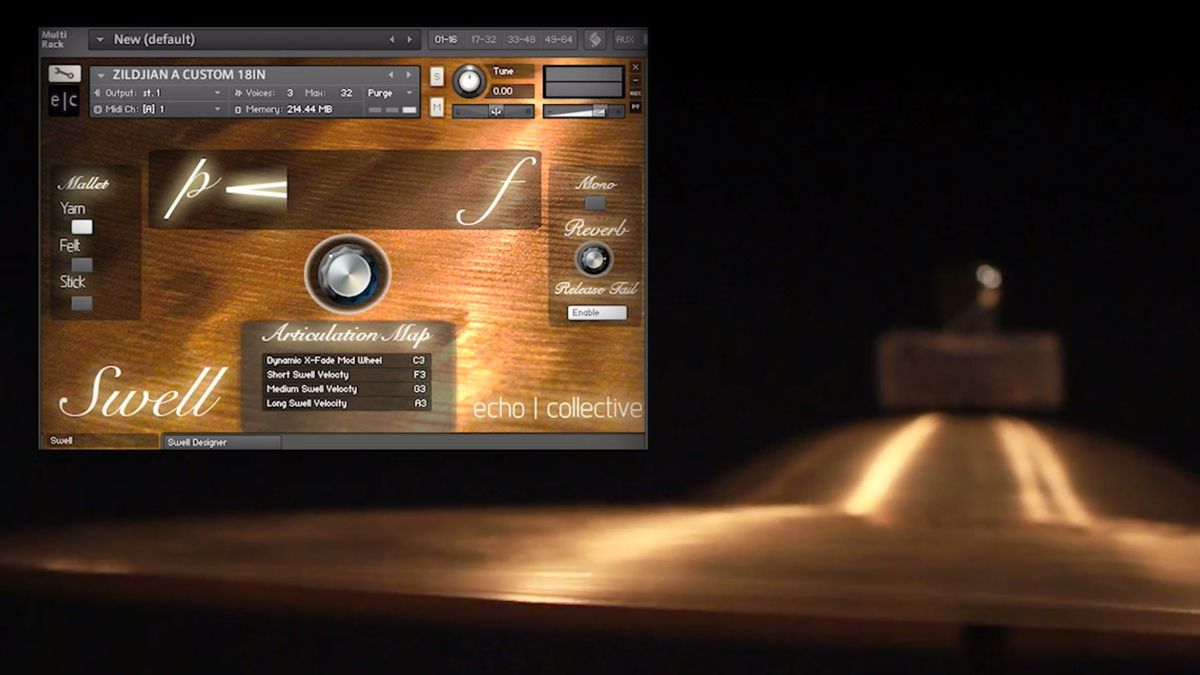 Software instrument Swell to deliver virtual cymbals | MusicRadar