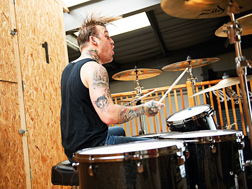 Luke Johnson's Lostprophets drum setup in pictures | MusicRadar