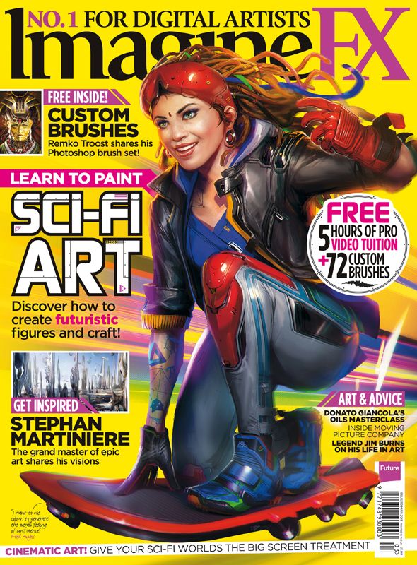 Create sci-fi art visions with the new ImagineFX | Creative Bloq