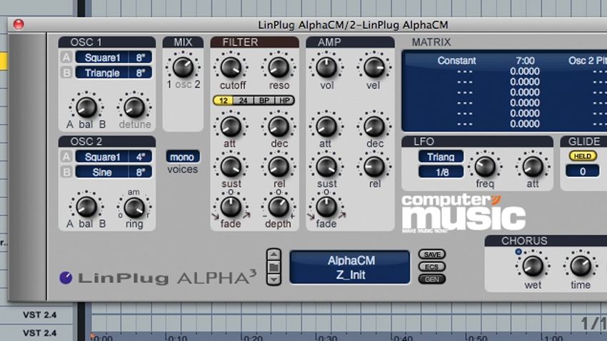 How to make a ring modulated lead sound in AlphaCM | MusicRadar