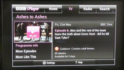 i-CAN Easy HD 2851T: BBC iPlayer interface - ADB i-CAN Easy HD 2851T ...