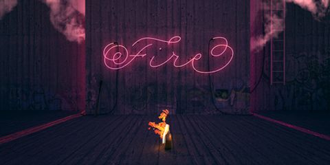New calligraphy typeface dazzles in neon lights | Creative Bloq