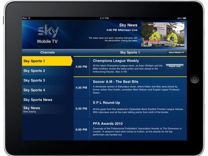 Sky Mobile TV lands on the iPad | TechRadar