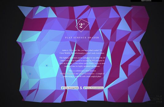 Make art using code with the Flat Surface Shader | Creative Bloq