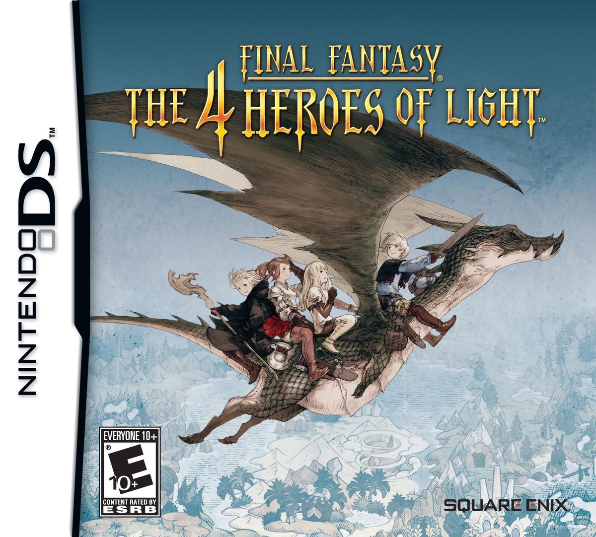Your first look at Final Fantasy: The 4 Heroes of Light box art and pre ...