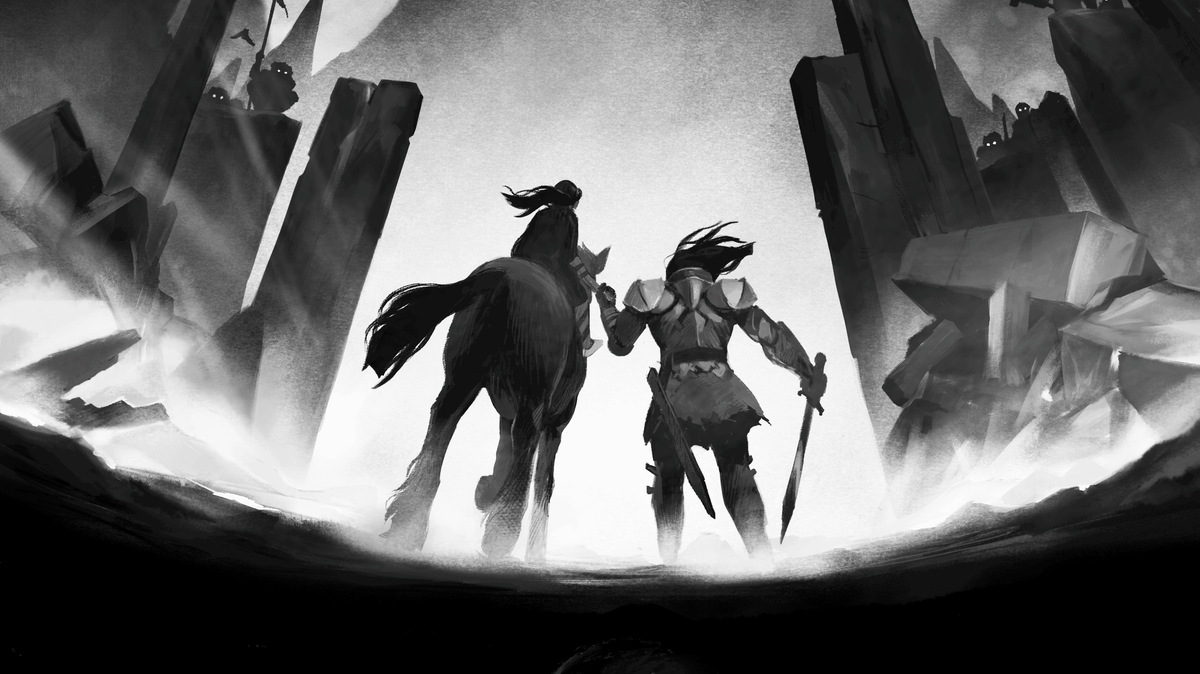 A game about a blind knight, played entirely with sound | PC Gamer