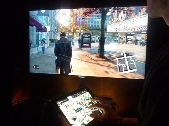 Photo shows Watch Dogs tablet gameplay | GamesRadar+