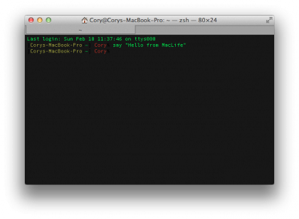 Terminal 101: Making your Mac talk with “say” | TechRadar