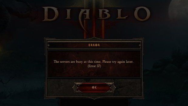 Diablo III error 37 causing a great wailing and gnashing of teeth as ...