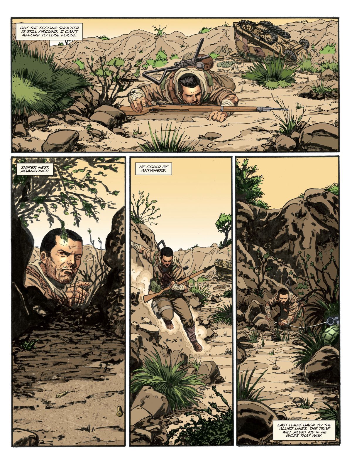 Check out the Sniper Elite III: Desert Ghost comic | GamesRadar+