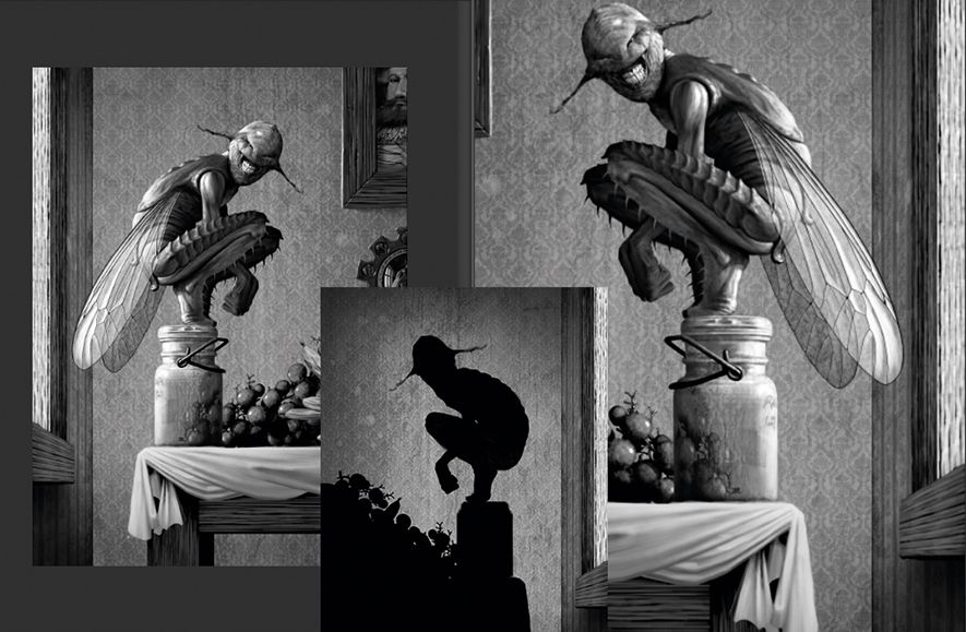 Drawing a terrifying insect being | Creative Bloq