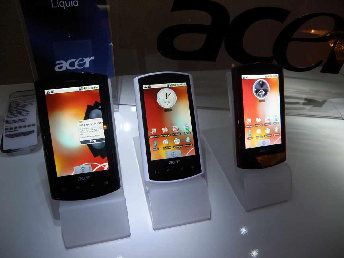 Acer Takes Lead In Android Race With Liquid Techradar