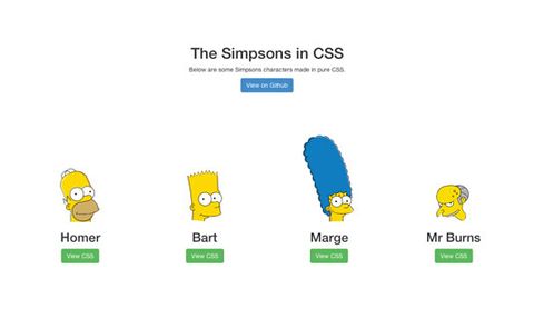 The Simpsons created entirely in CSS | Creative Bloq