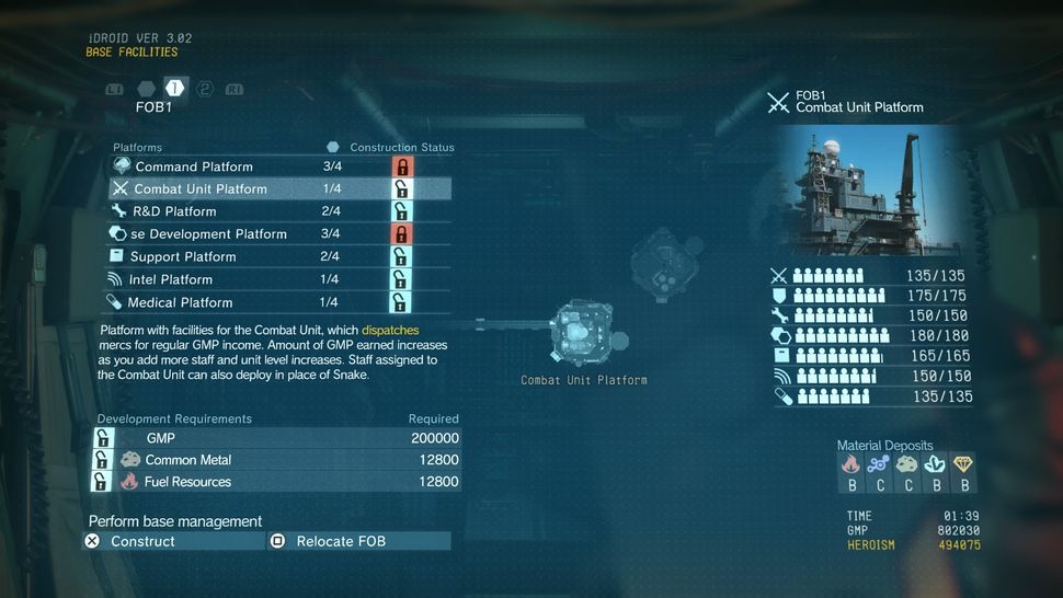 The fastest way to grow Mother Base in Metal Gear Solid 5 The Phantom ...