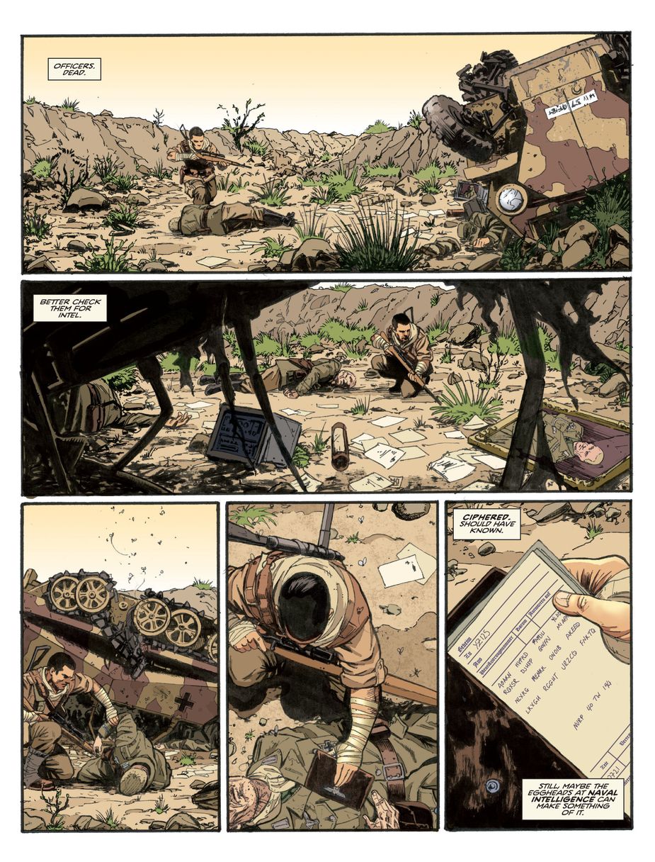 Check out the Sniper Elite III: Desert Ghost comic | GamesRadar+