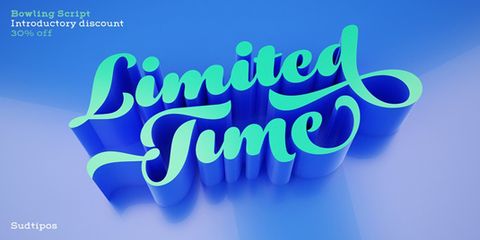 Font of the day: Bowling Script | Creative Bloq