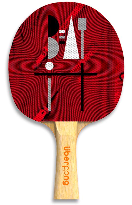 Fabulous illustrated ping-pong paddles are a smash | Creative Bloq