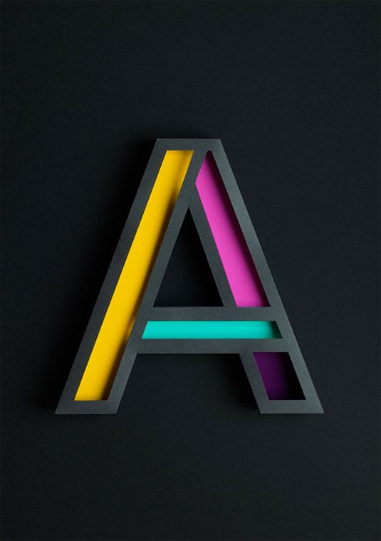 Beautiful 3D font crafted with paper | Creative Bloq