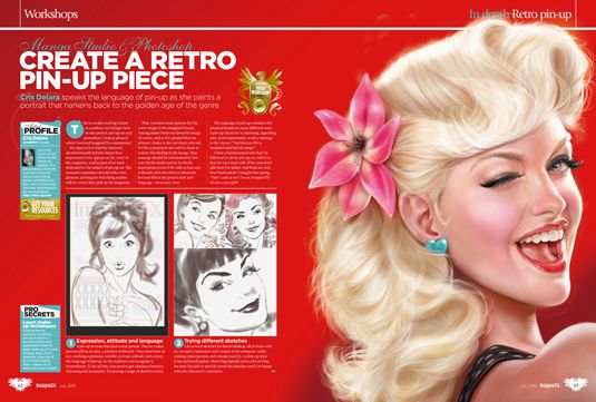 Perfect your pin-up art with ImagineFX | Creative Bloq