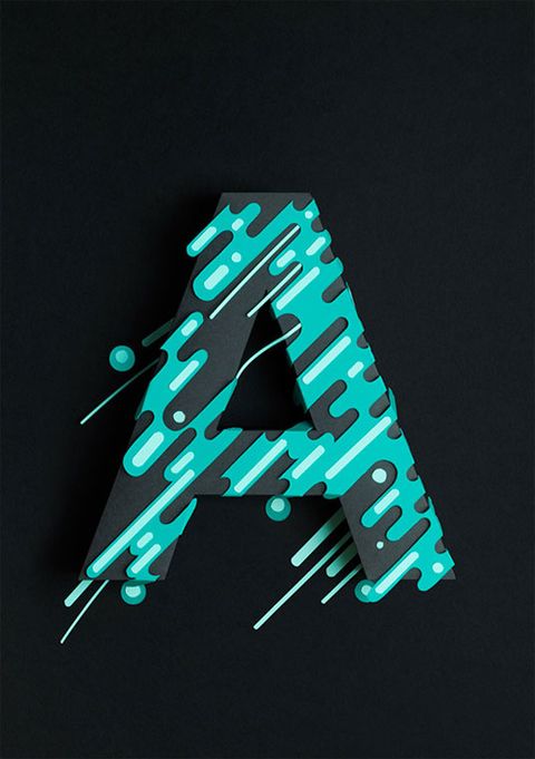 Beautiful 3D font crafted with paper | Creative Bloq