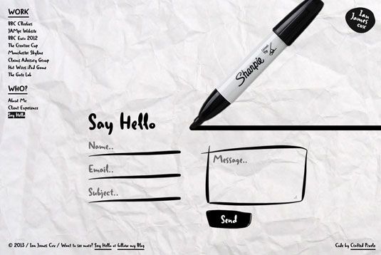 Multi-directional scrolling adds punch to portfolio site | Creative Bloq