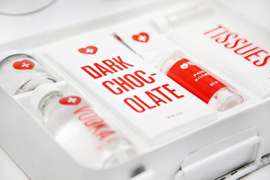 Branding a broken heart: the Love Hurts survival kit | Creative Bloq