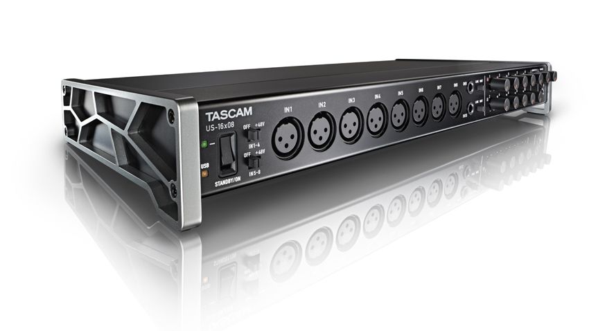 Tascam launches US-16x08 multichannel audio interface | MusicRadar