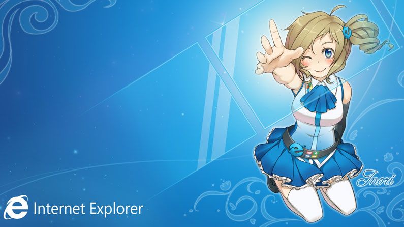 Uh? Internet Explorer rebrands itself as a cute, sexy girl | Creative Bloq
