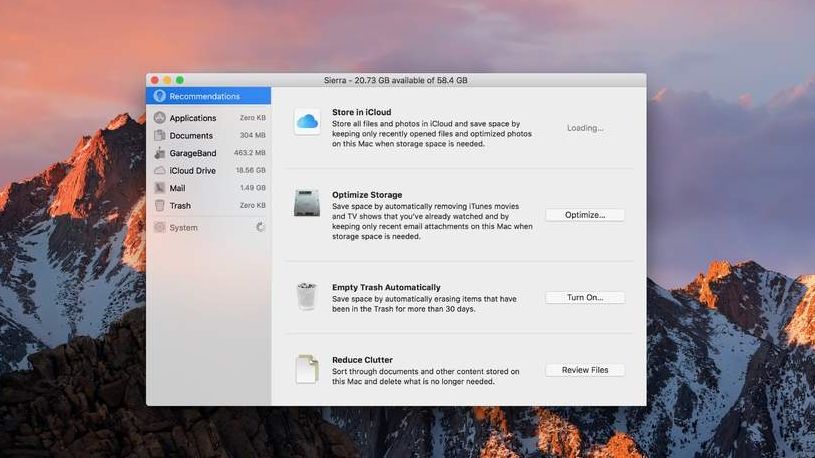 How to manage storage in macOS Sierra | TechRadar
