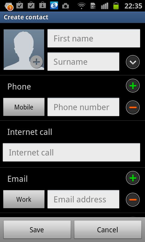 Contacts, calling and messaging - Samsung Galaxy S Advance review ...