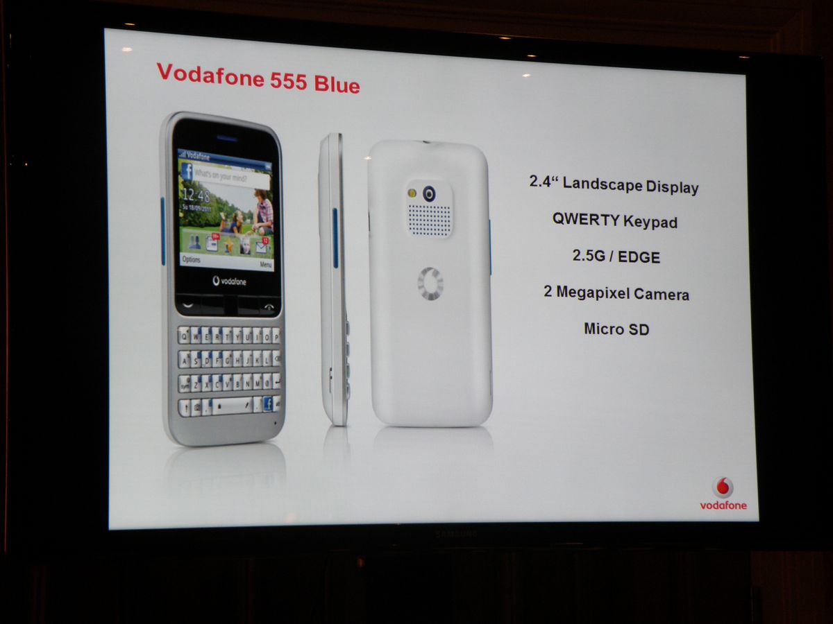 Vodafone planning wider range of Facebook phones | TechRadar